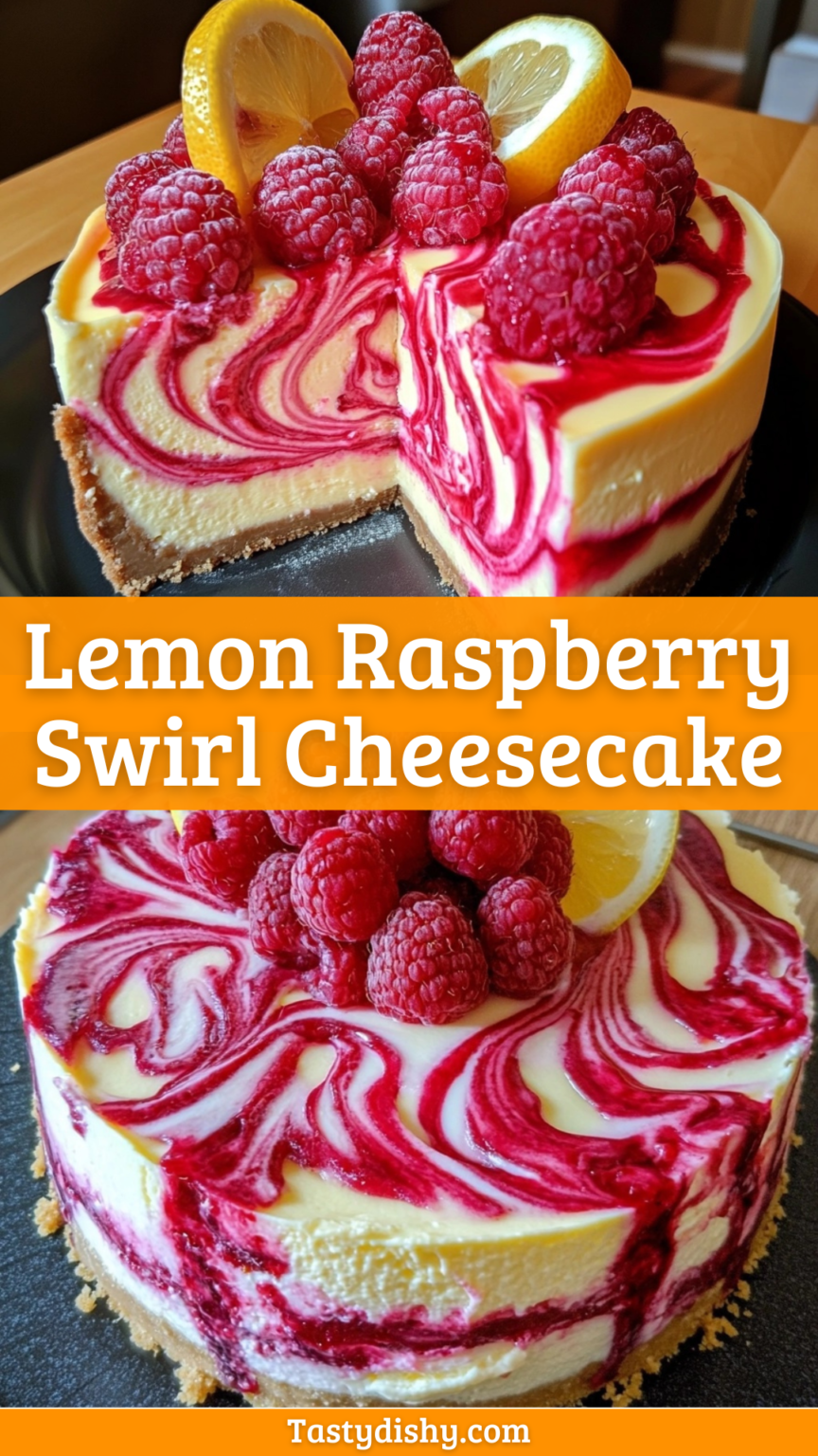 Delicious Lemon Raspberry Swirl Cheesecake Recipe to Brighten Your Day ...