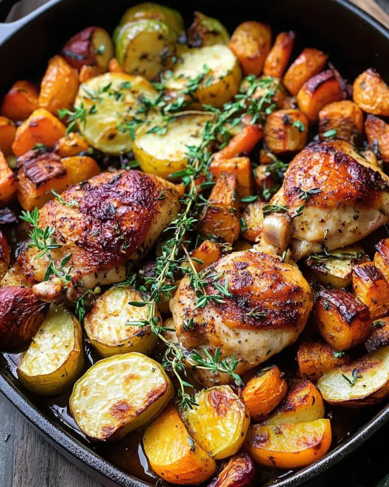 Autumn Chicken Dinner with Roasted Vegetables - Delicious Recipes ...