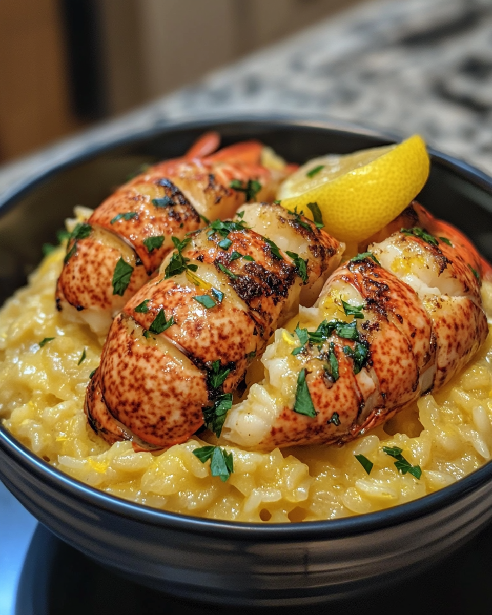 Lemon Butter Lobster Risotto - Delicious Recipes - Easy Cooking Ideas ...