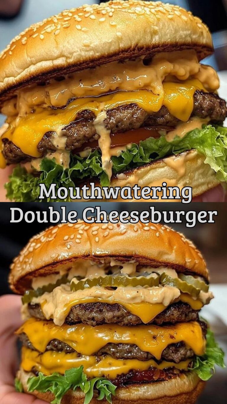 Mouthwatering Double Cheeseburger Recipe: Quick & Easy! - Delicious ...